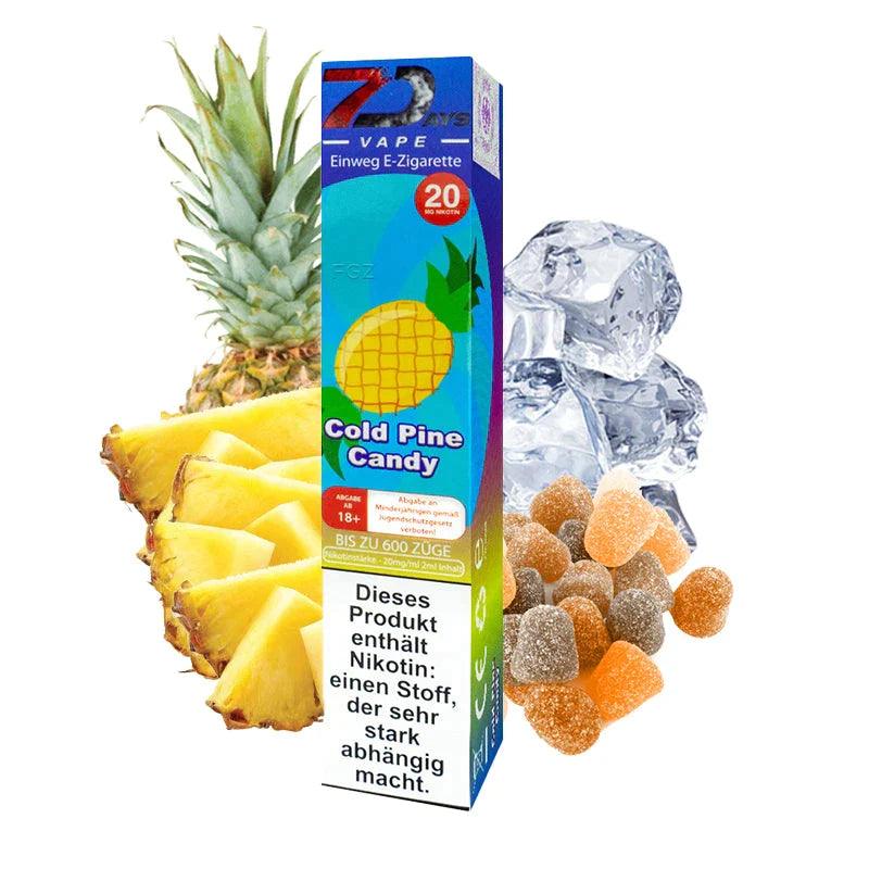 7Days Vape Disposable E-Cigarette - Cold Pine Candy 20mg